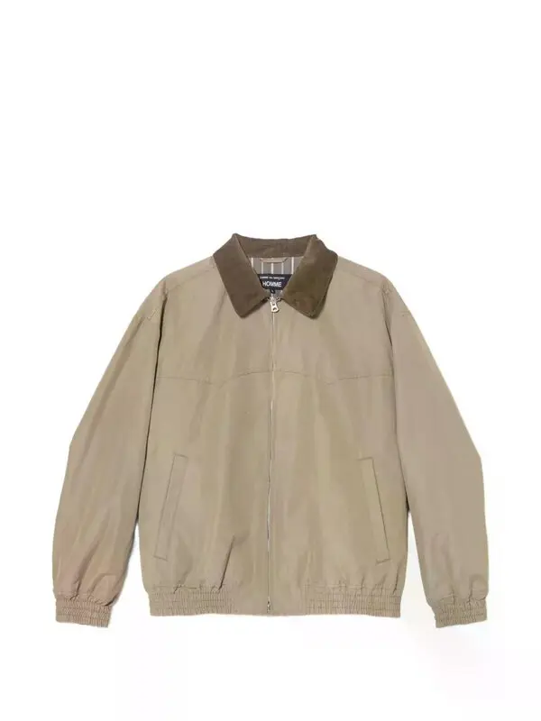 Comme Des Garçons Corduroy-collar Panelled Jacket