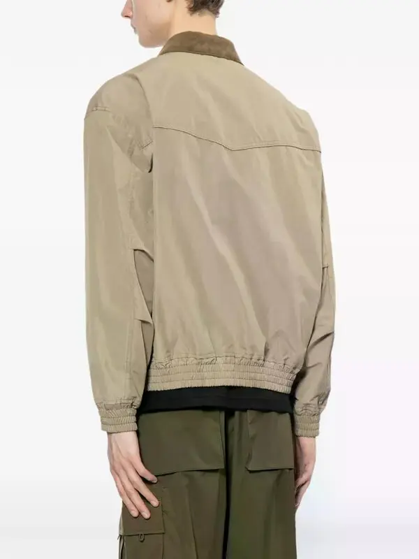 Comme Des Garçons Corduroy-collar Panelled Jacket