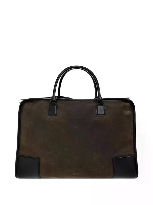 Loewe Large Amazona 180 Leather Holdall - Brown