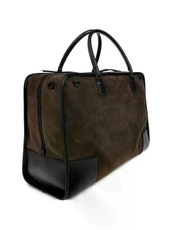 Loewe Large Amazona 180 Leather Holdall - Brown