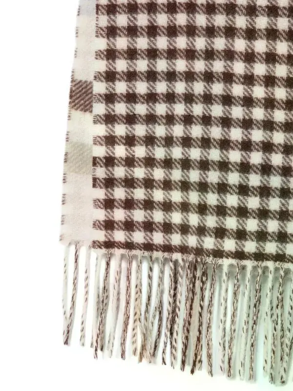 Marc O'polo Houndstooth Fringed Scarf