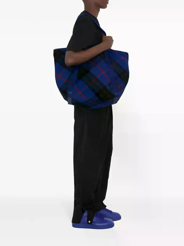 Burberry Festival Checked Tote Bag