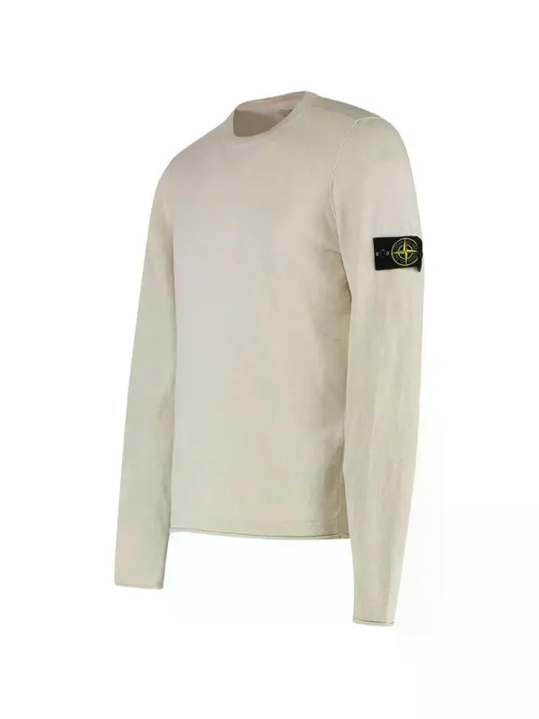 Stone Island Logo-patch Crew-neck Sweater