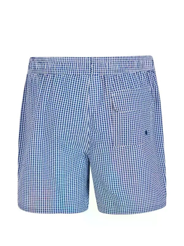 Barbour Gingham Seersucker Swim Shorts
