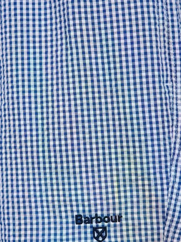 Barbour Gingham Seersucker Swim Shorts