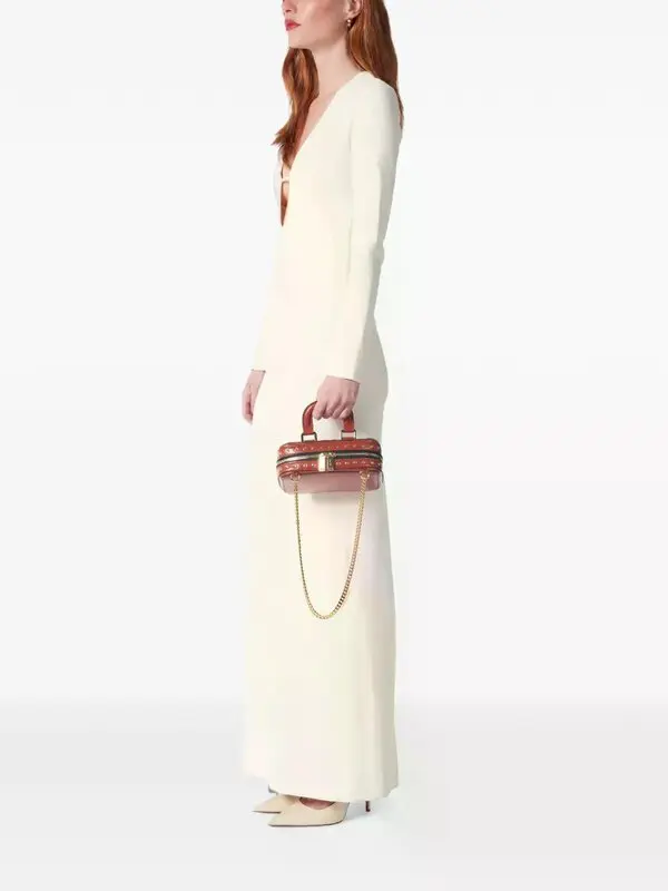 LANCEL Mini Vanity Stud-embellished Tote Bag