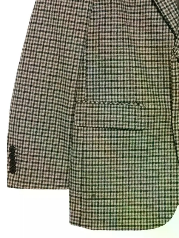 DUNST Check Single-breasted Blazer