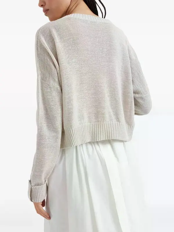 Brunello Cucinelli Open-knit Cotton Jumper