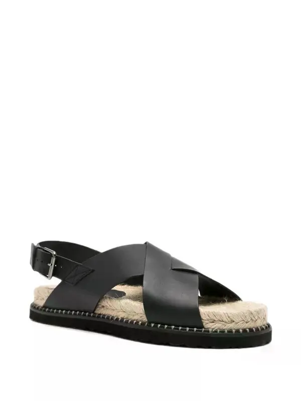 CastaÑer Crossover-strap Leather Sandals