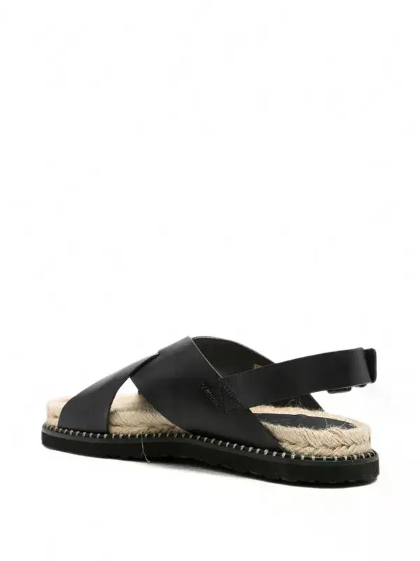 CastaÑer Crossover-strap Leather Sandals