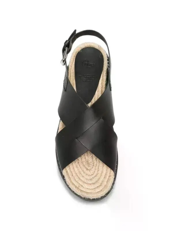 CastaÑer Crossover-strap Leather Sandals