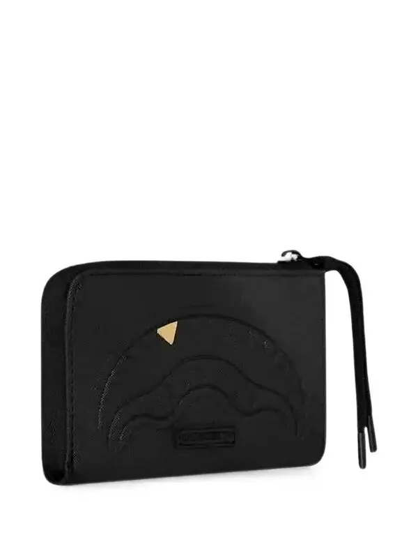 SPRAYGROUND Blacked Out Embossed-tooth Wallet