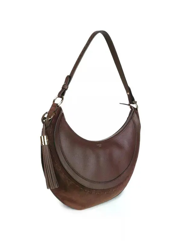 LANCEL M Tassel-detail Leather Shoulder Bag