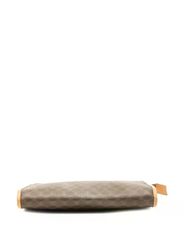 Celine 2011 Macadam Coated Canvas Clutch Bag