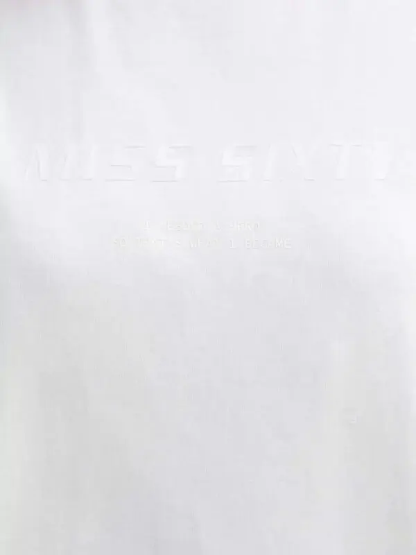 Miss Sixty Logo-embossed T-shirt