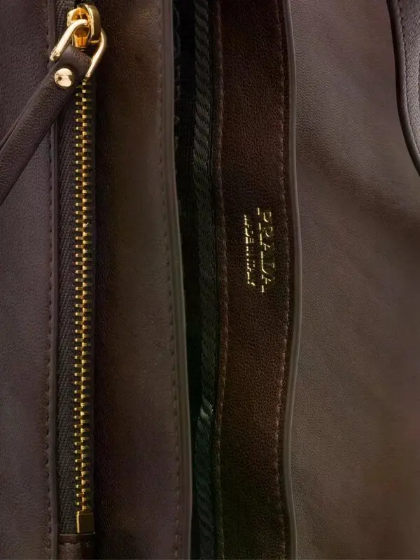 Prada Nappa-leather Smartphone Holder - Brown
