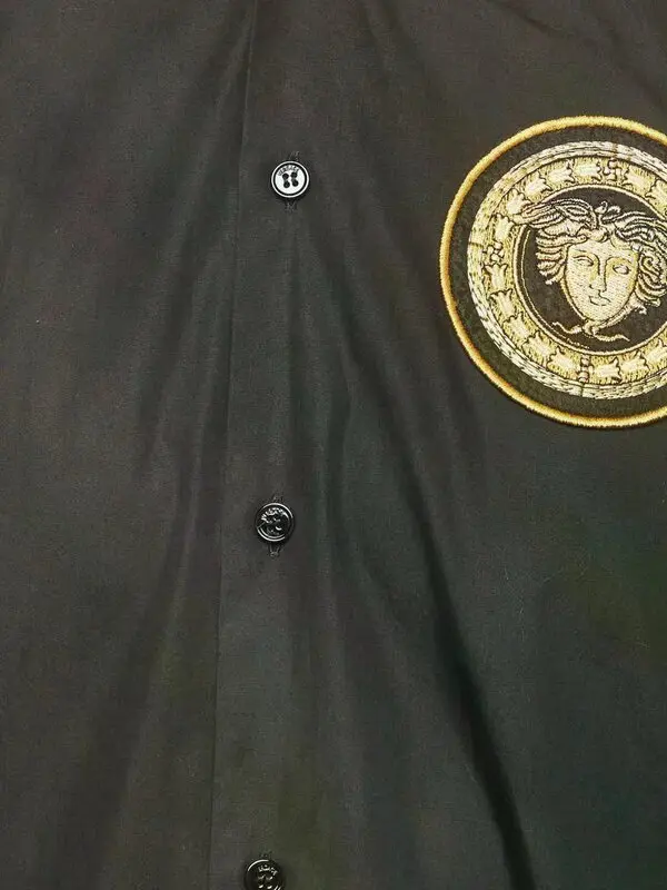Versace Medusa Logo Patch Shirt