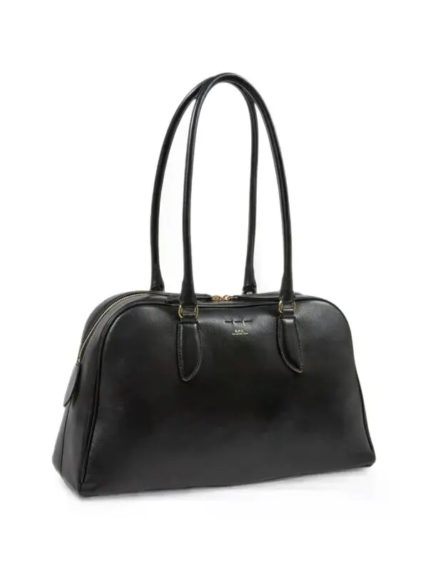 A.p.c. Logo-print Leather Tote Bag