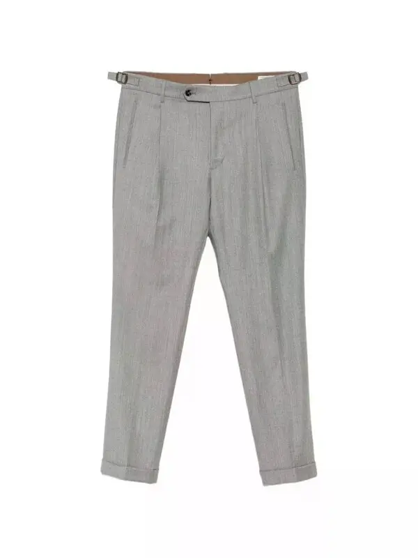 BERWICH Retro Tapered-leg Side-adjuster Trousers
