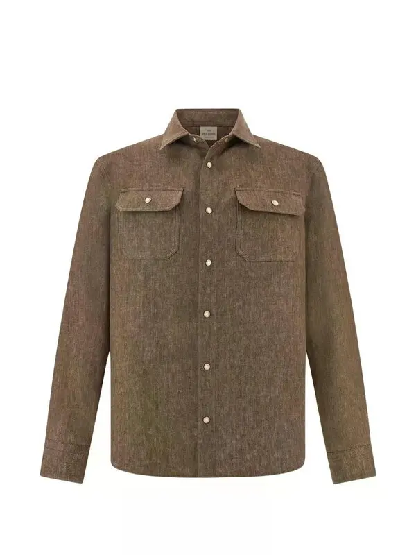Paul & Shark Linen Chest-pocket Overshirt