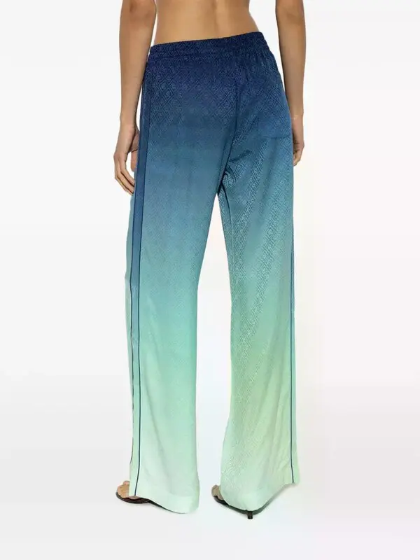Casablanca Gradient Monogram-pattern Trousers