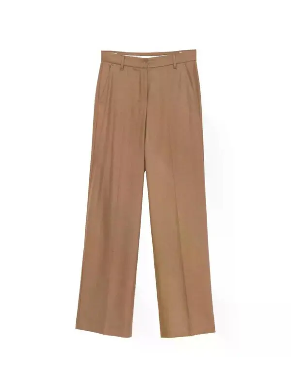 Max Mara Pressed-crease Straight-leg Trousers