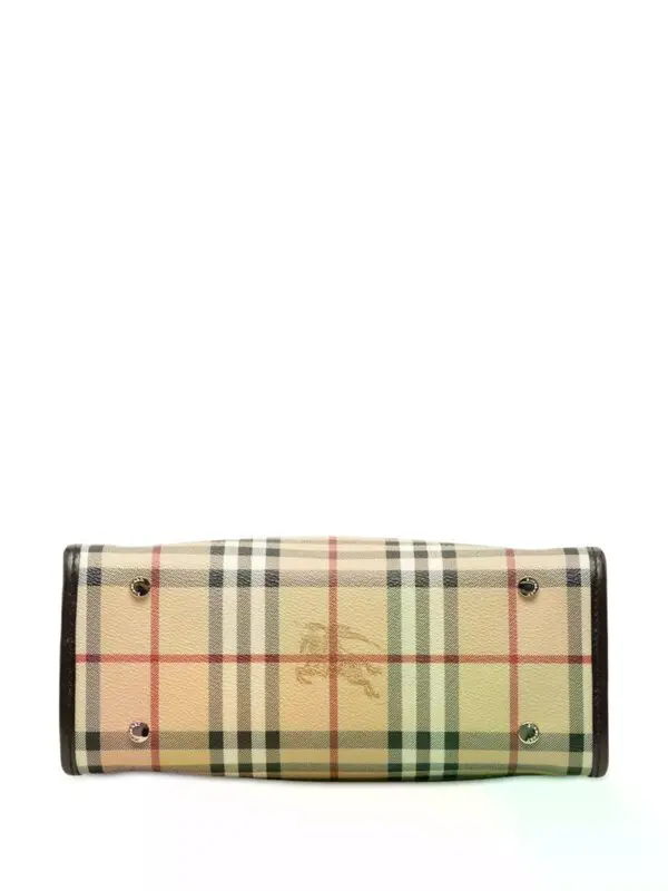 Burberry 2000-2017 Haymarket Check Coated Canvas Handbag