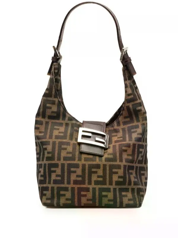 Fendi 20th Century Zucca Canvas Shoulder Bag