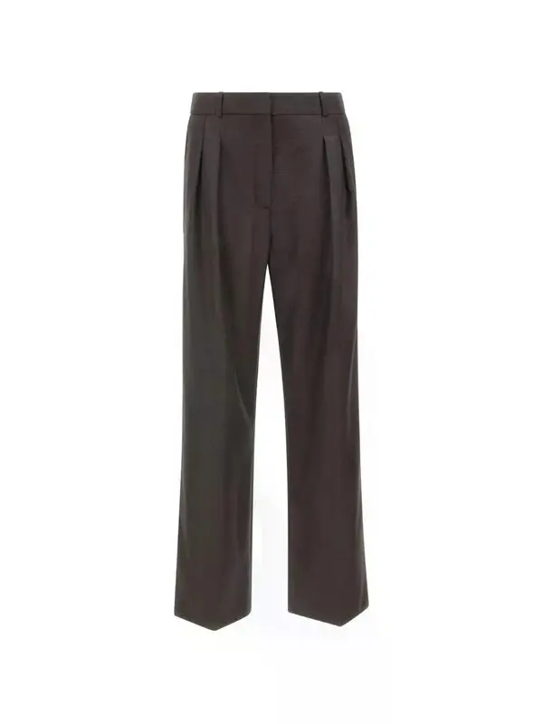 Loulou De Saison Sbiru Pleated Tailored Trousers - Brown