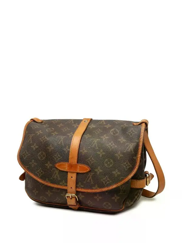 LOUIS VUITTON 1992 Monogram Saumur 30 Crossbody Bag