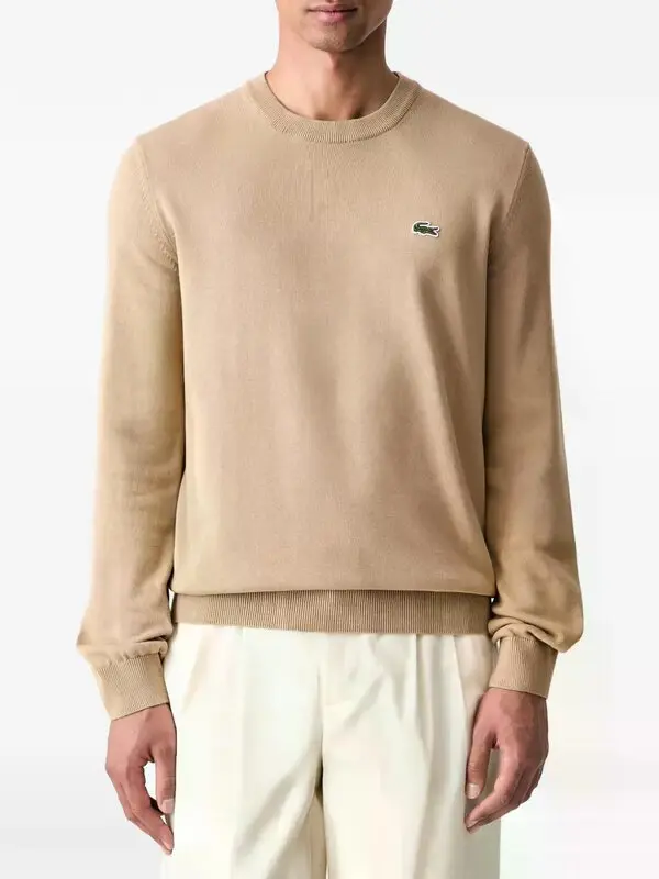 Lacoste Logo-patch Crew-neck Sweater