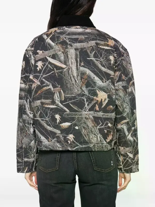 Carhartt Work In Progress Og Detroit Camo-pattern Jacket
