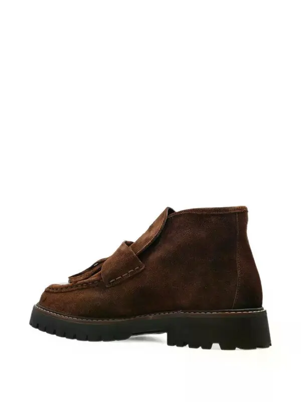 POSA Aosta Tassel Ankle Boots