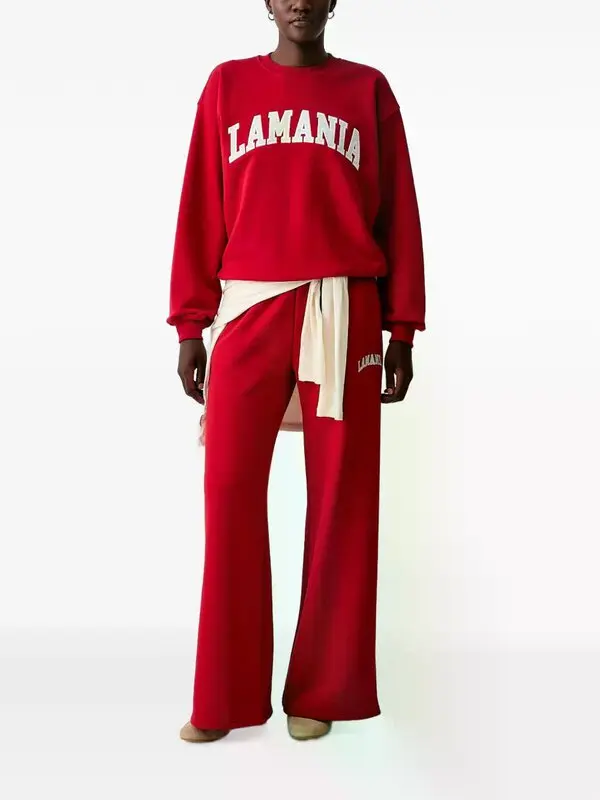 LA MANIA Ruffie Logo-patch Sweatshirt