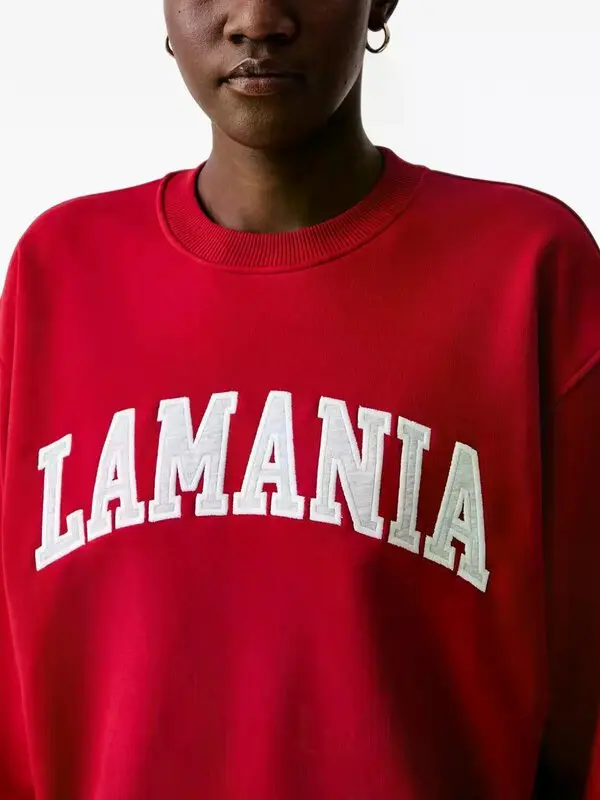 LA MANIA Ruffie Logo-patch Sweatshirt