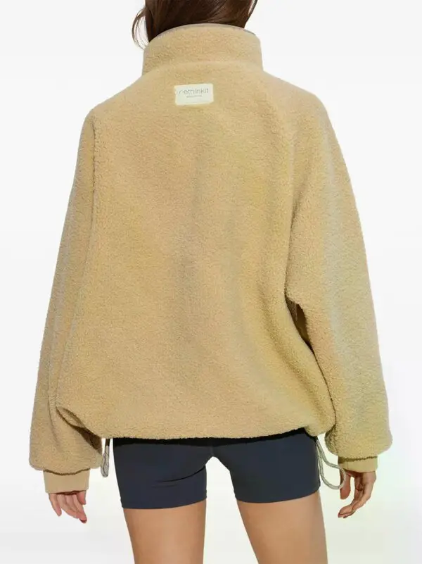 RETHINKIT STUDIOS Embroidered Logo Half-zip Sweatshirt