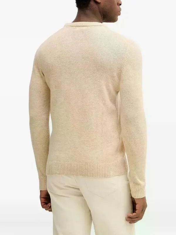 LINDBERGH Crew-neck Ribbed-trim Sweater