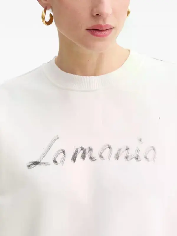 LA MANIA Fiora Logo-print Sweatshirt
