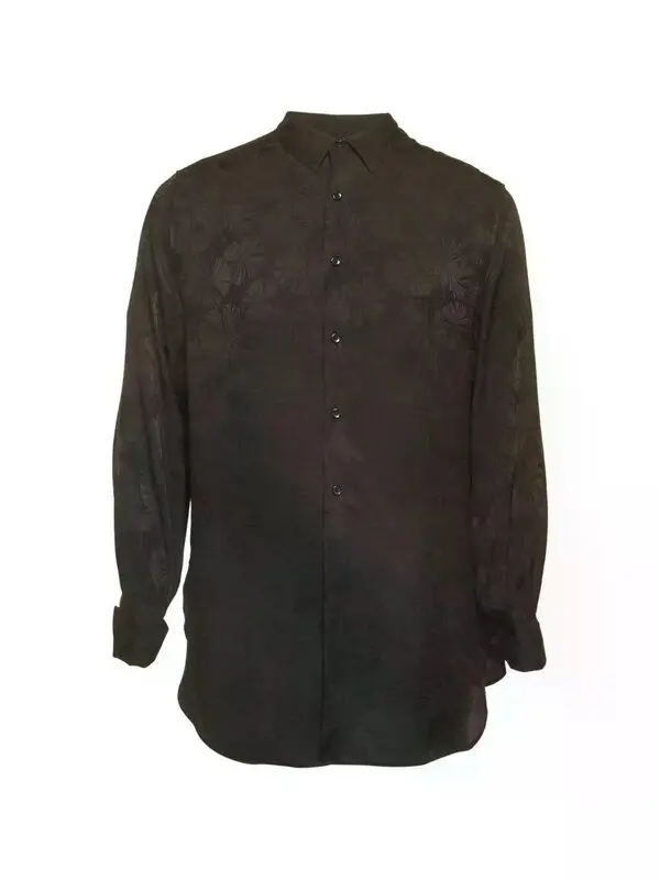 Saint Laurent Floral Jacquard Shirt