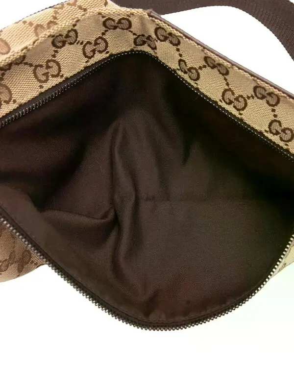 Gucci 2000-2015 Gg Canvas Double Pocket Belt Bag