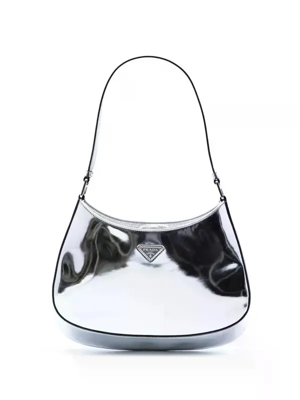 Prada 2000-2013 Brushed Leather Cleo Shoulder Bag