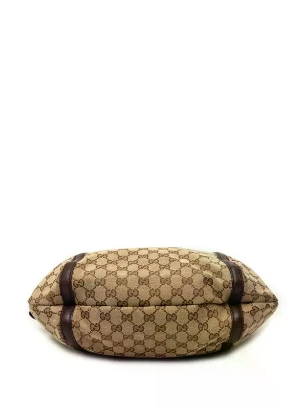 Gucci 2000-2015 Gg Canvas Techno Horsebit Hobo Bag