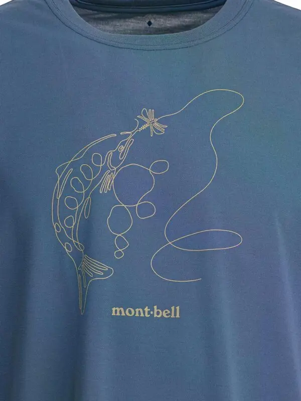 MONTBELL Wickron Graphic-print T-shirt