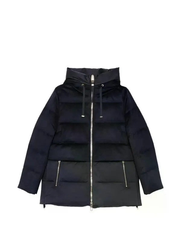 DUNO Keiko Quilted Hooded Jacket - Blue