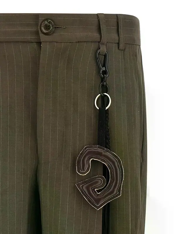 SONG FOR THE MUTE Pinstripe Wide-leg Trousers