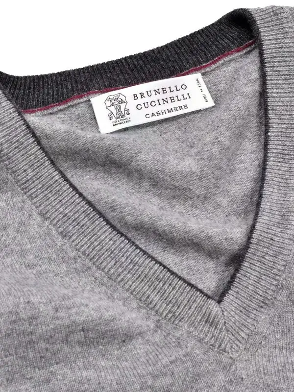 Brunello Cucinelli V-neck Cashmere Sweater