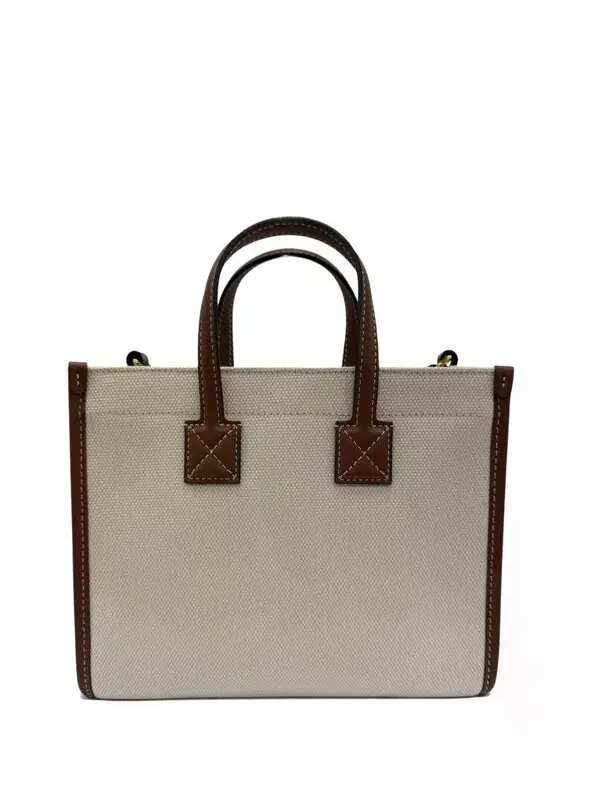 Burberry 2018-2023 Mini Canvas Freya Tote Satchel