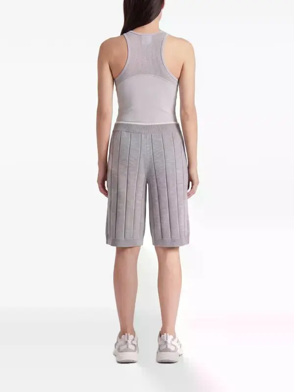 Brunello Cucinelli Ribbed-knit Cotton Shorts