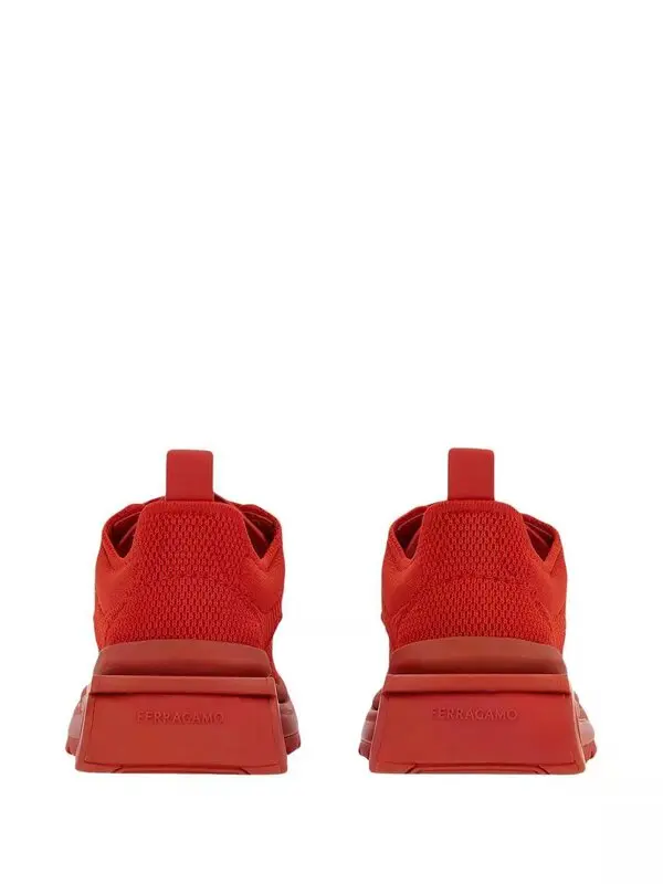 FERRAGAMO Gancini-plaque Low-top Sneakers