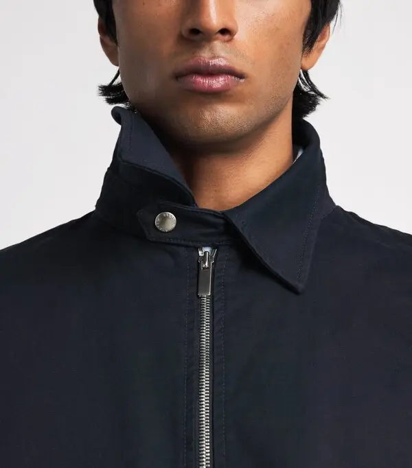 SYSTEM Cotton Check-lining Bomber Jacket
